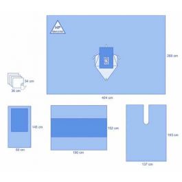 OPS™ Advanced Reinforced Shoulder Drape Pack | Medline UK