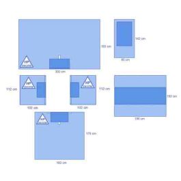 OPS™ Advanced Reinforced Universal Pack 3 with Mayo Stand Cover ...