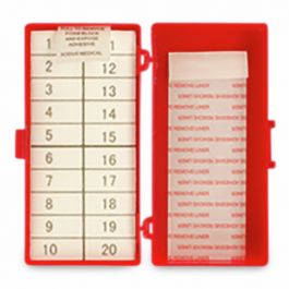 Adhesive Foam-Block Needle Counter with Blade Remover | Medline UK