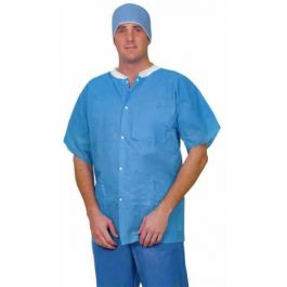 Essential Disposable Short-Sleeve Warm-up Jacket | Medline UK