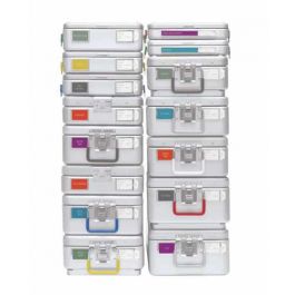 Steriset® Lang Sterilisations-Container mit Deckel aus Edelstahl und ...